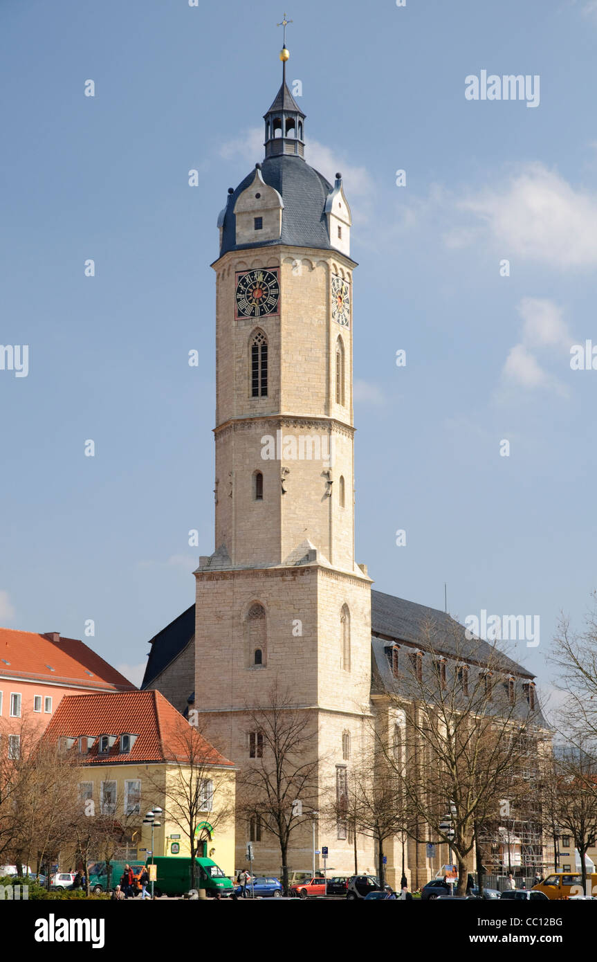 St. Michael parish church, Jena, Thuringia, Germany, Europe Stock Photo ...
