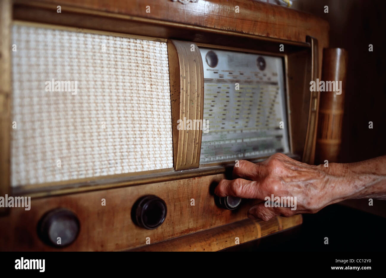 Tuning radio hi-res stock photography and images - Alamy