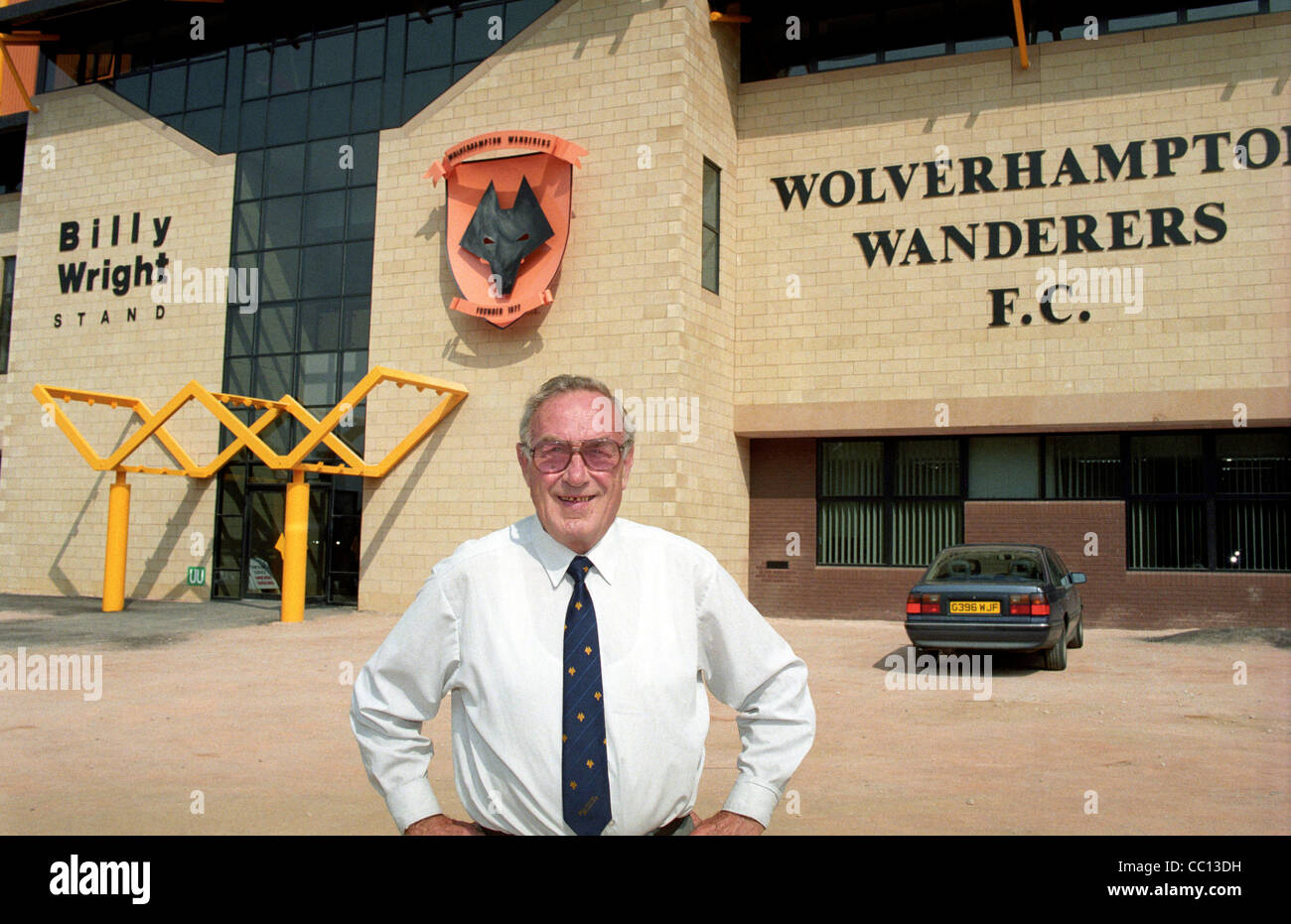 Wolverhampton Wanderers director Billy Wright at Molineux 18/8/93 Stock Photo - Alamy