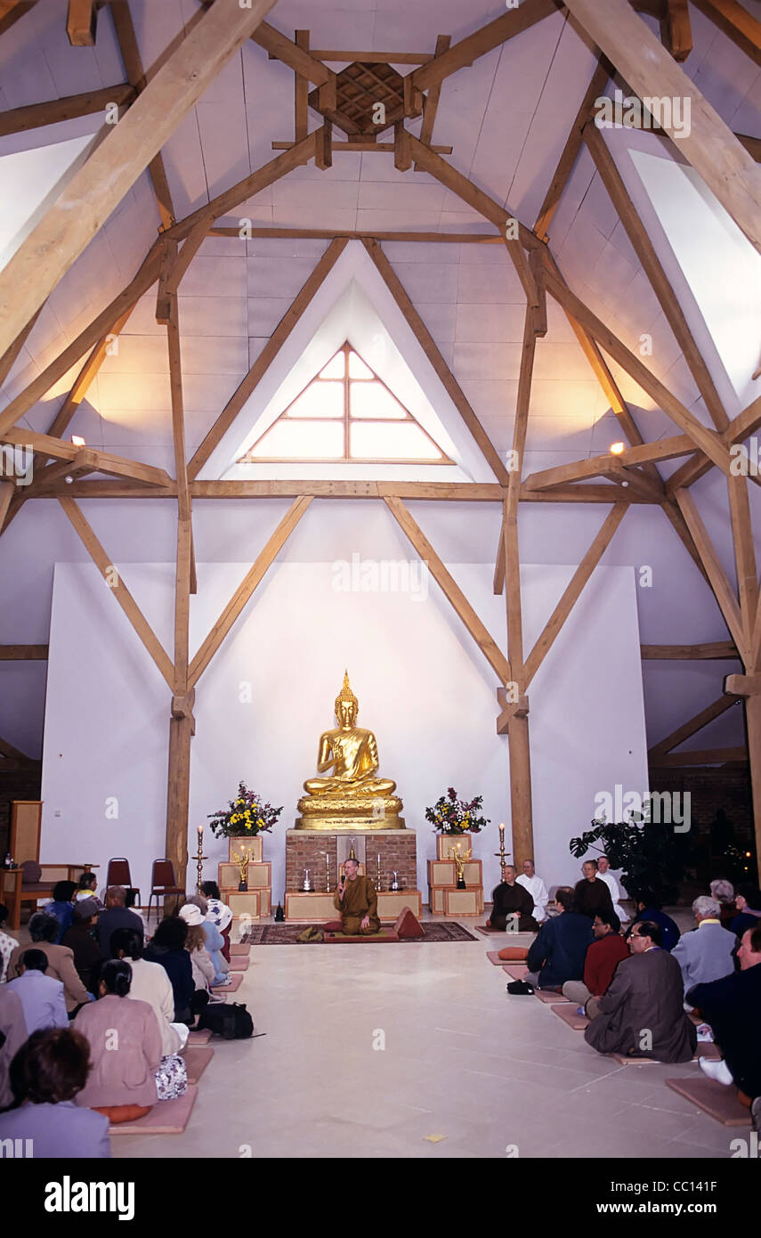 Teaching for special guests at Amaravati Buddhist Monastery ...