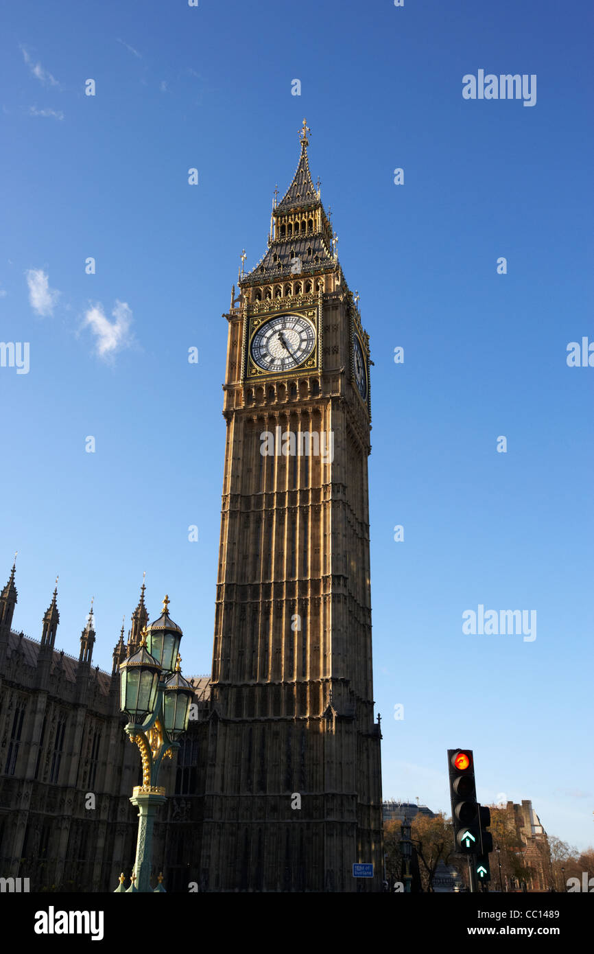 palace of westminster clock tower known as big ben and st stephens or ...
