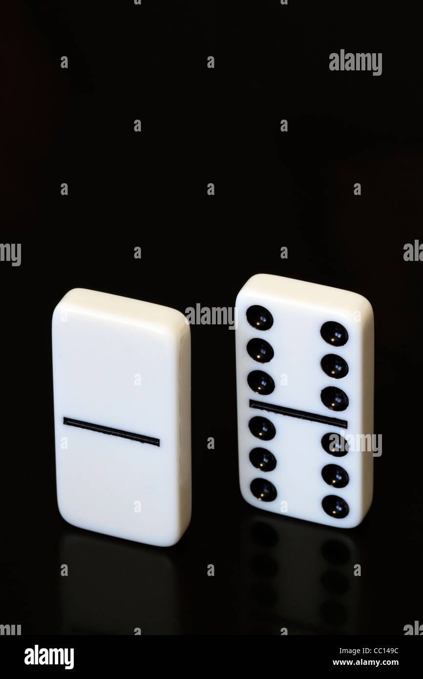 Double six domino hi-res stock photography and images - Alamy