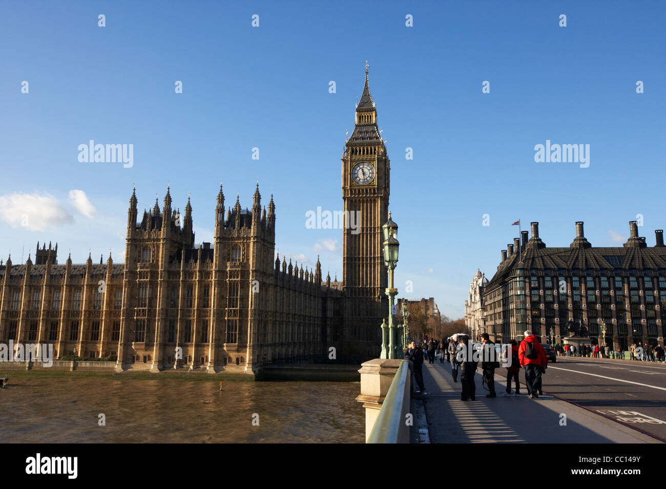 palace of westminster houses of parliament buildings London England UK ...