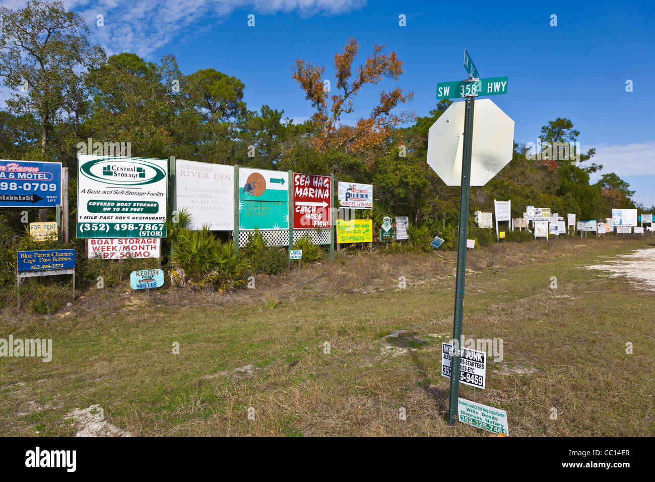 Florida road signs hi-res stock photography and images - Alamy