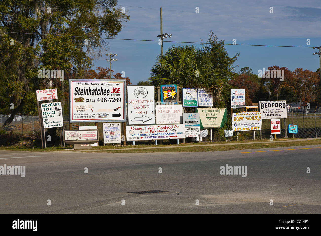 Florida road signs hi-res stock photography and images - Alamy