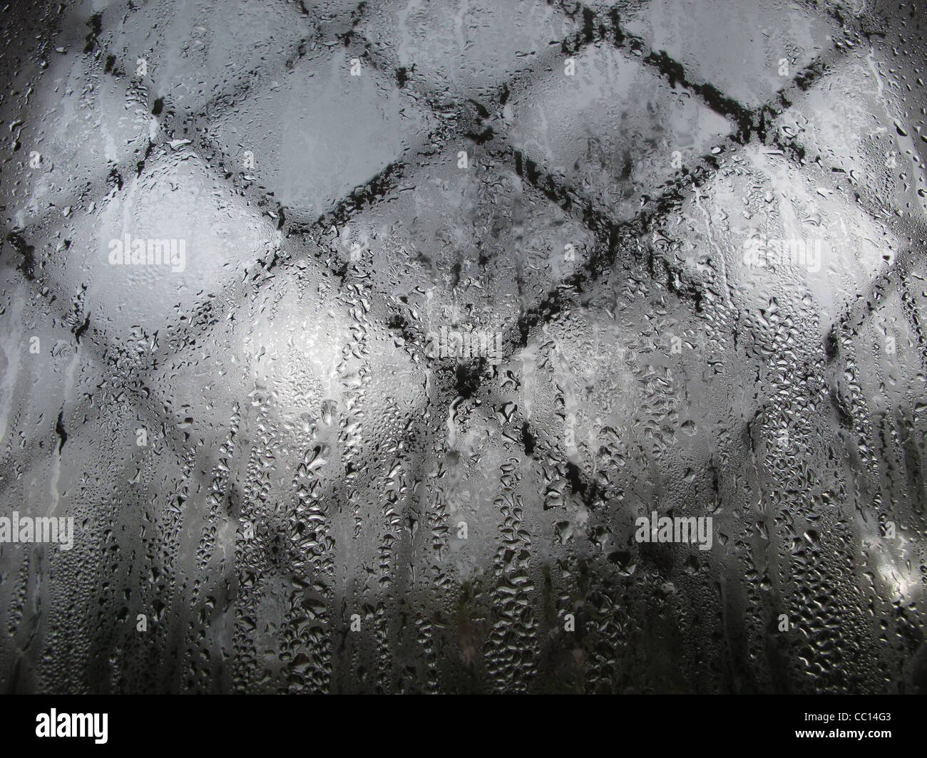 view of trees through window bars Stock Photo - Alamy