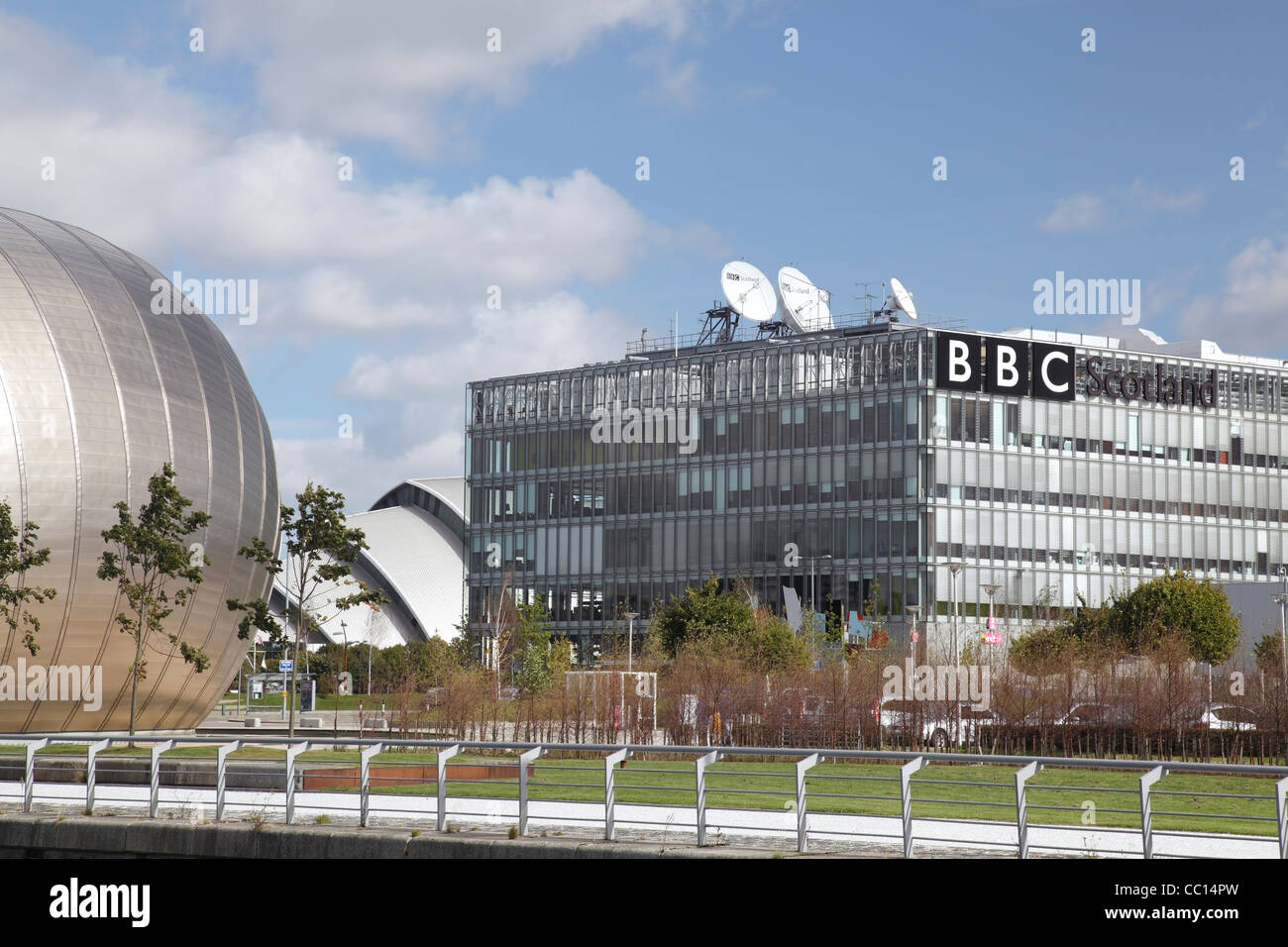 BBC Scotland HQ, Pacific Quay, Glasgow, Scotland, UK Stock Photo - Alamy