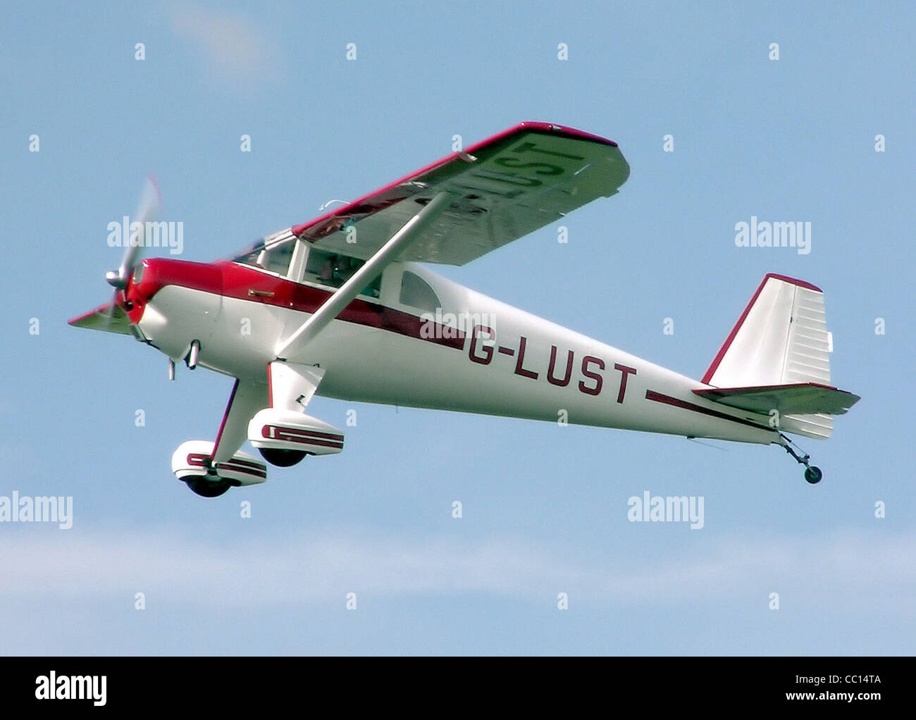 Luscombe Silvaire 8e (UK registration G-LUST, date of build 1947) at ...