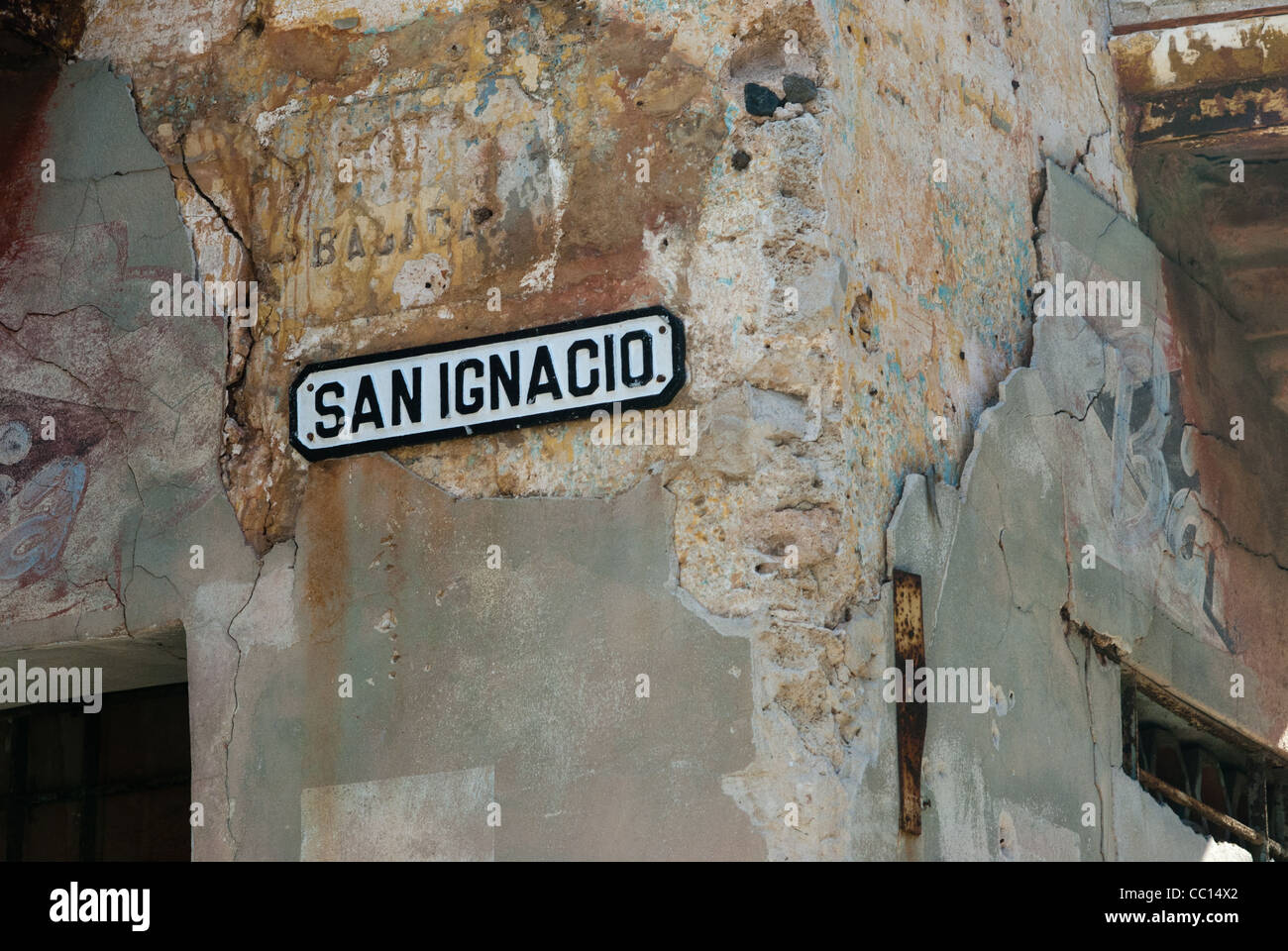 San Ignacio, street sign, Havana, Cuba Stock Photo - Alamy