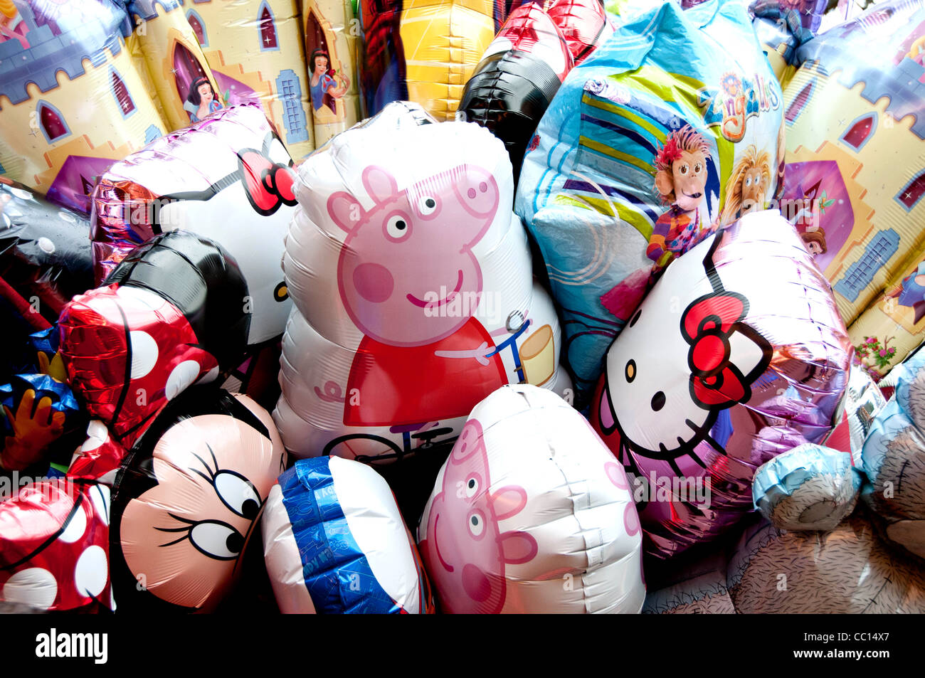Group of Balloons Stock Photo - Alamy