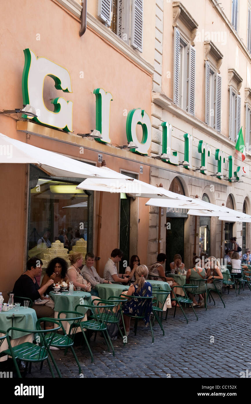 Giolitti Ice Cream Palour, Via Uffici del Vicario Street, Rome, Italy ...