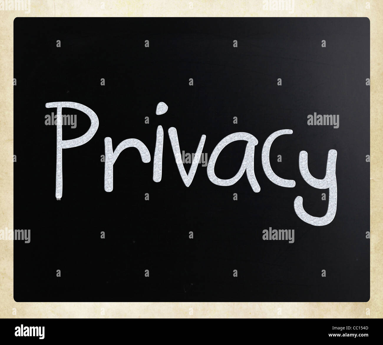 Handwritten private sign hi-res stock photography and images - Alamy