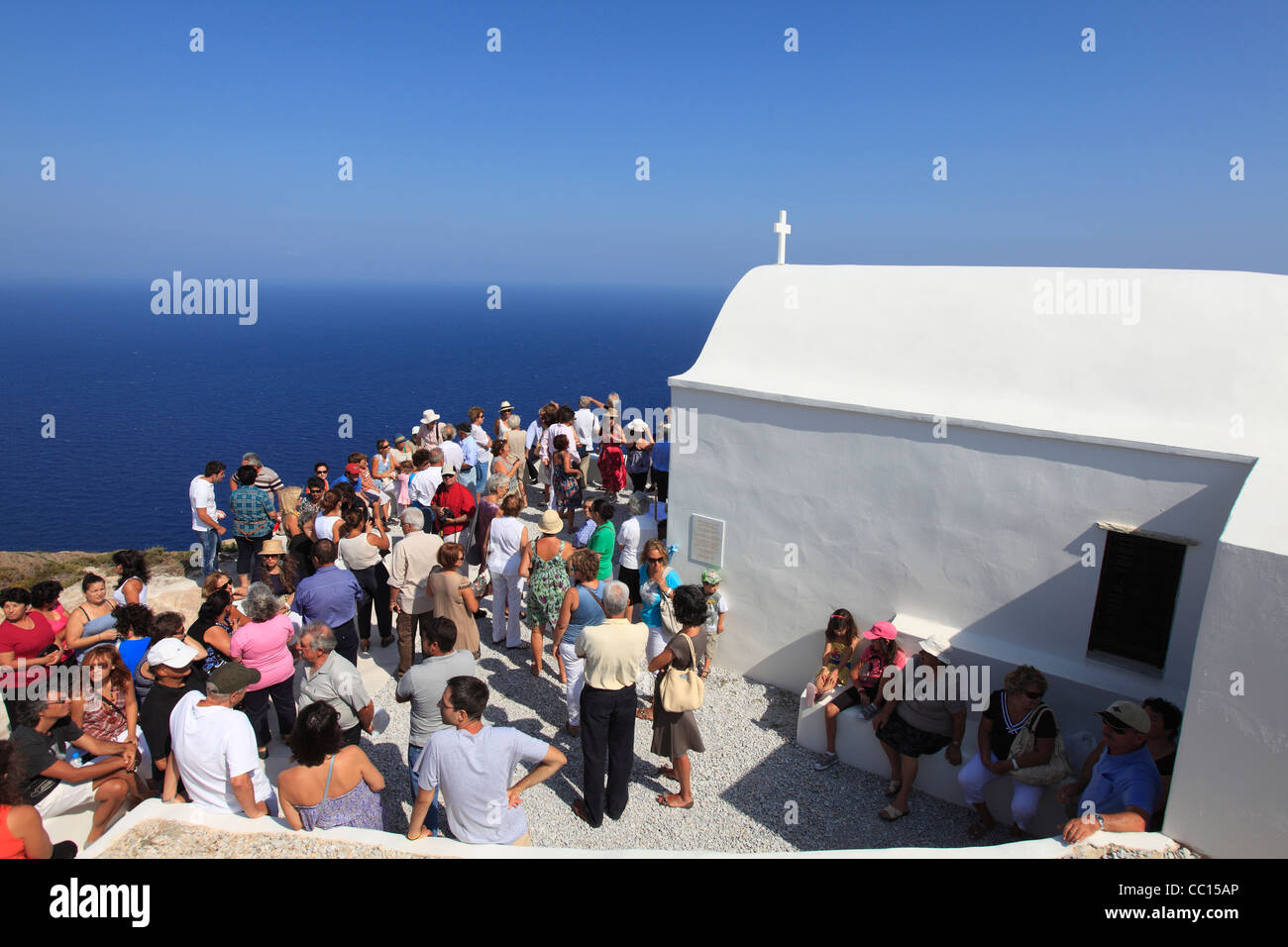 greece cyclades islands sikinos the inauguration of the church of the ...