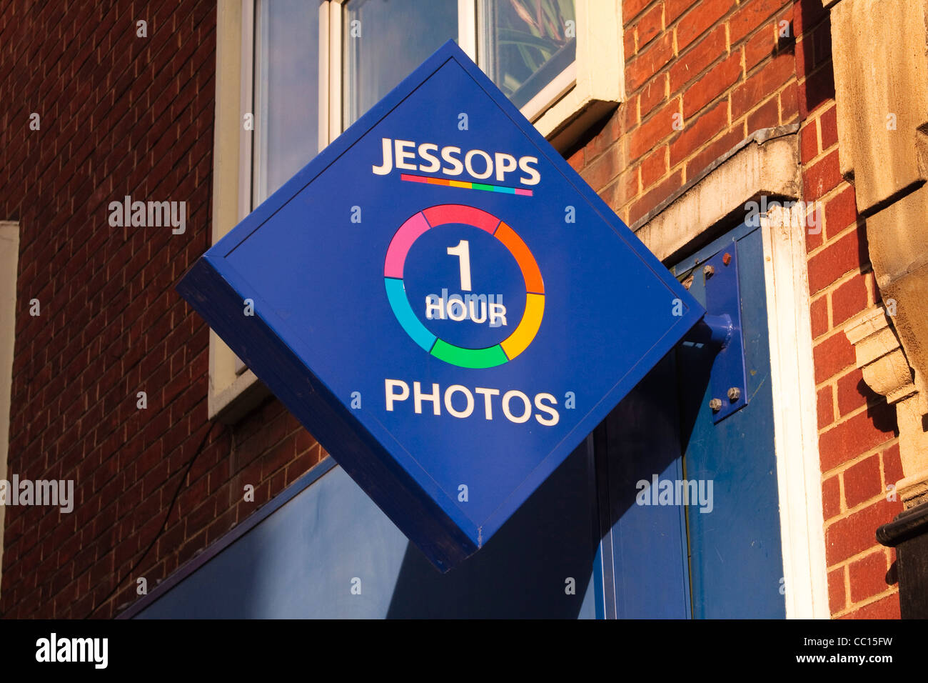 A close-up of a Jessops photographic shop sign Stock Photo - Alamy