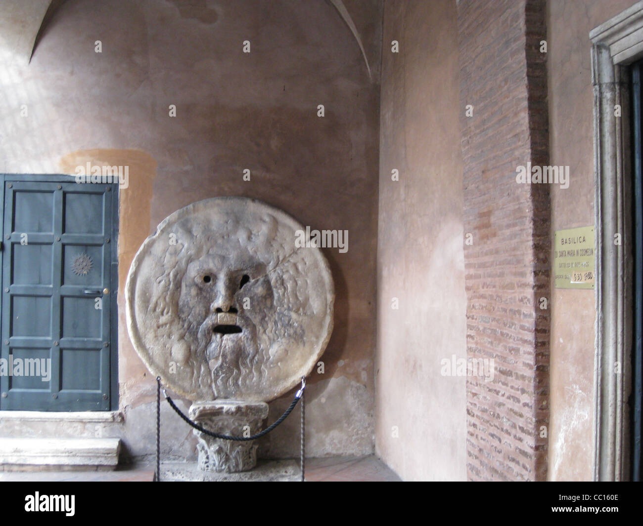 The Bocca della Verita (Mouth of Truth) is a famous marble mask located ...