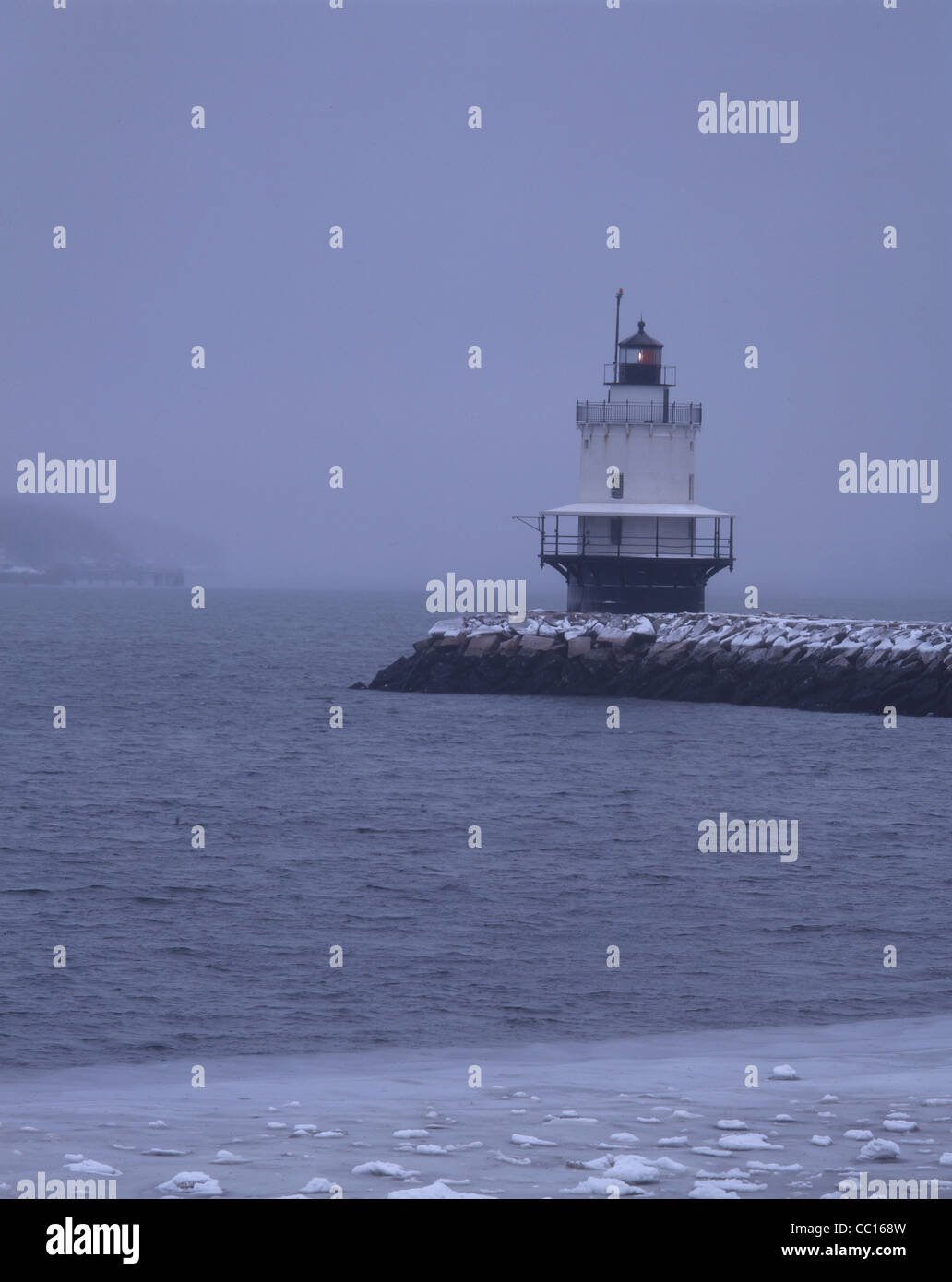 Spring Point Lighthouse, Maine Stock Photo - Alamy