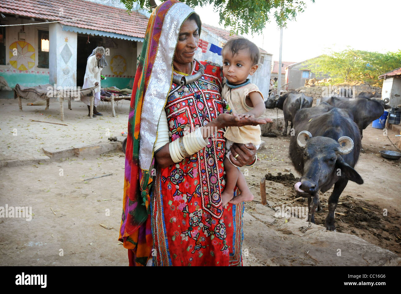 Meghawal tribal people in Kutch, India Stock Photo - Alamy