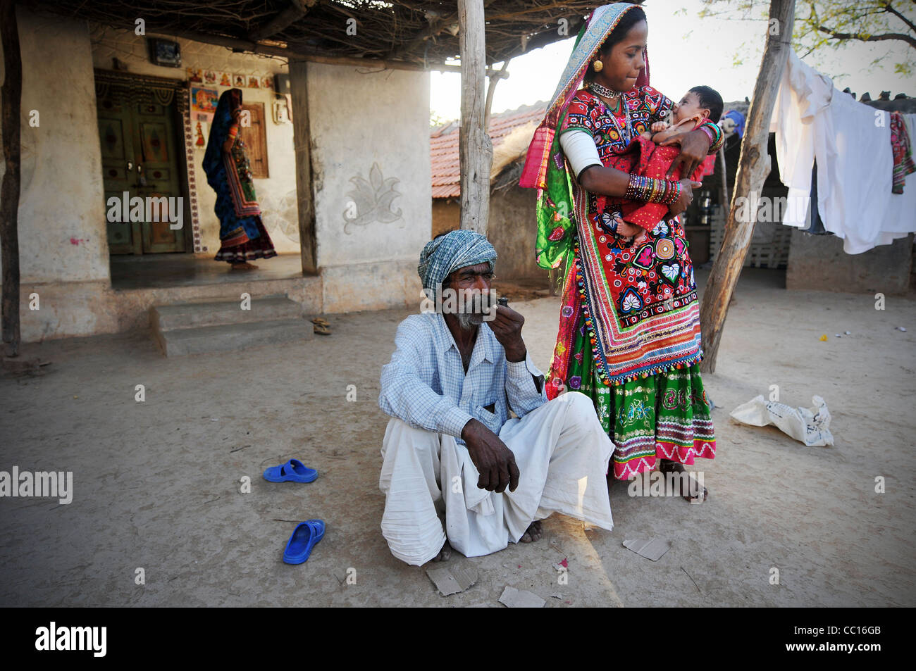 Meghawal tribal people in Kutch, India Stock Photo - Alamy