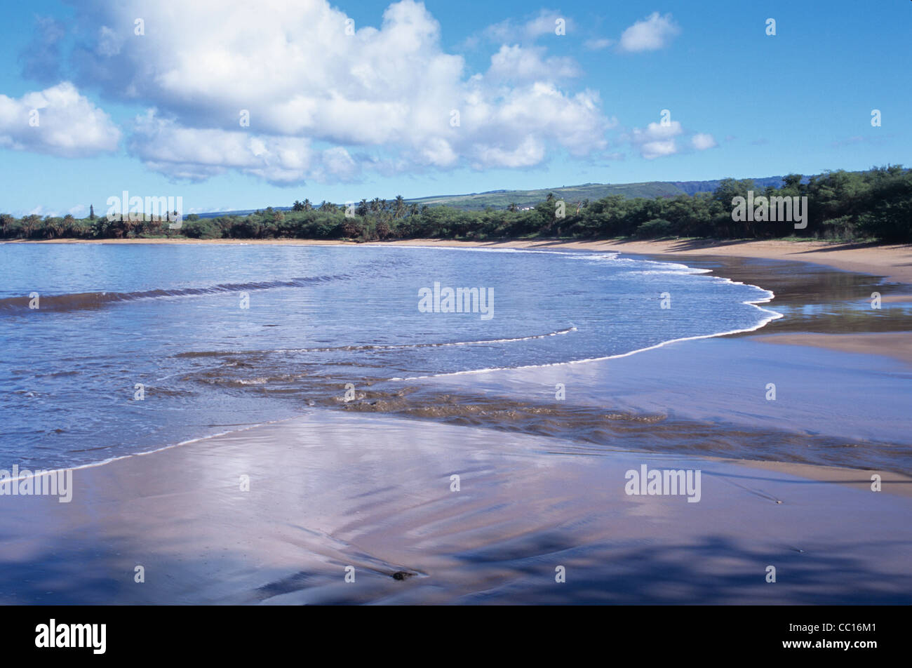 Hawaii, Kauai, Pakala Beach, Seascape, bright daylight, blue sky Stock ...