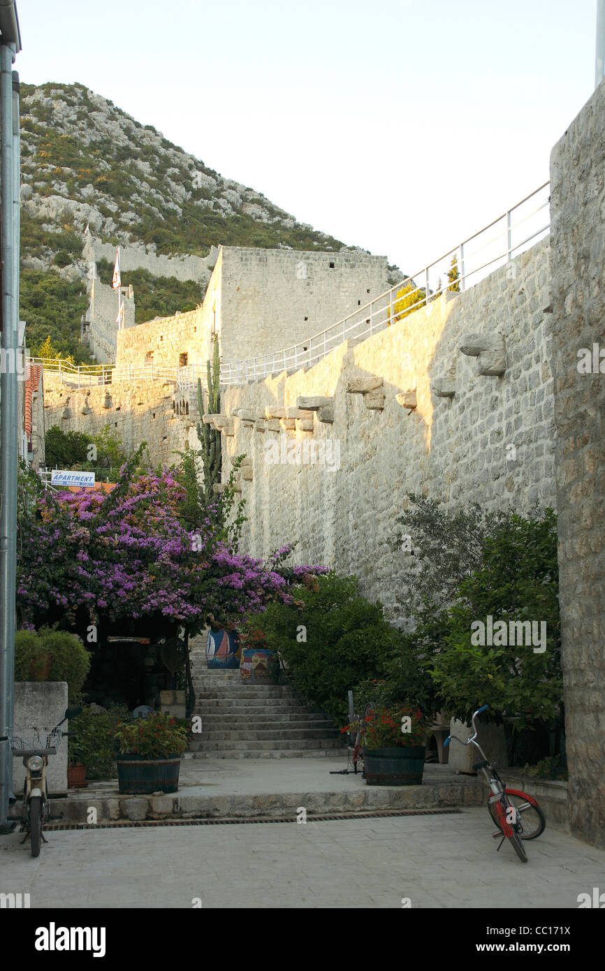 The Walls of Ston, Croatia Stock Photo - Alamy