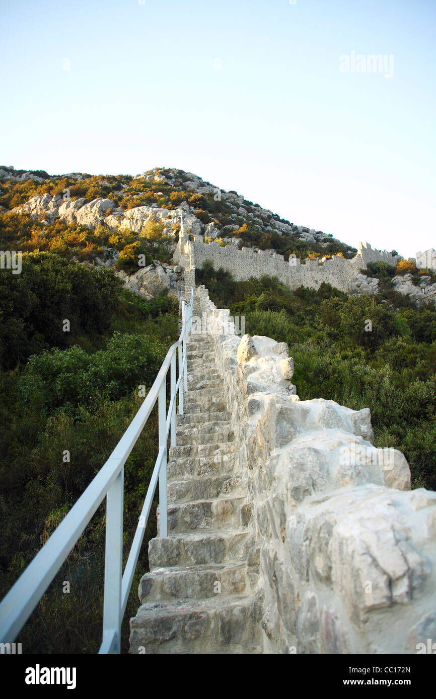 The Walls of Ston, Croatia Stock Photo - Alamy