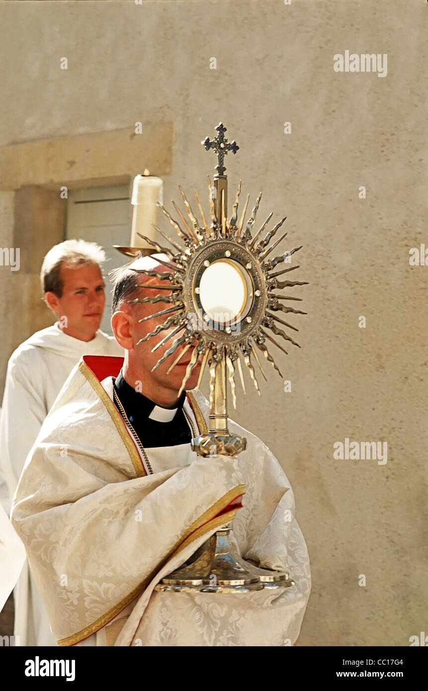 Eucharistic Procession in Paray Le Monial, France Stock Photo - Alamy