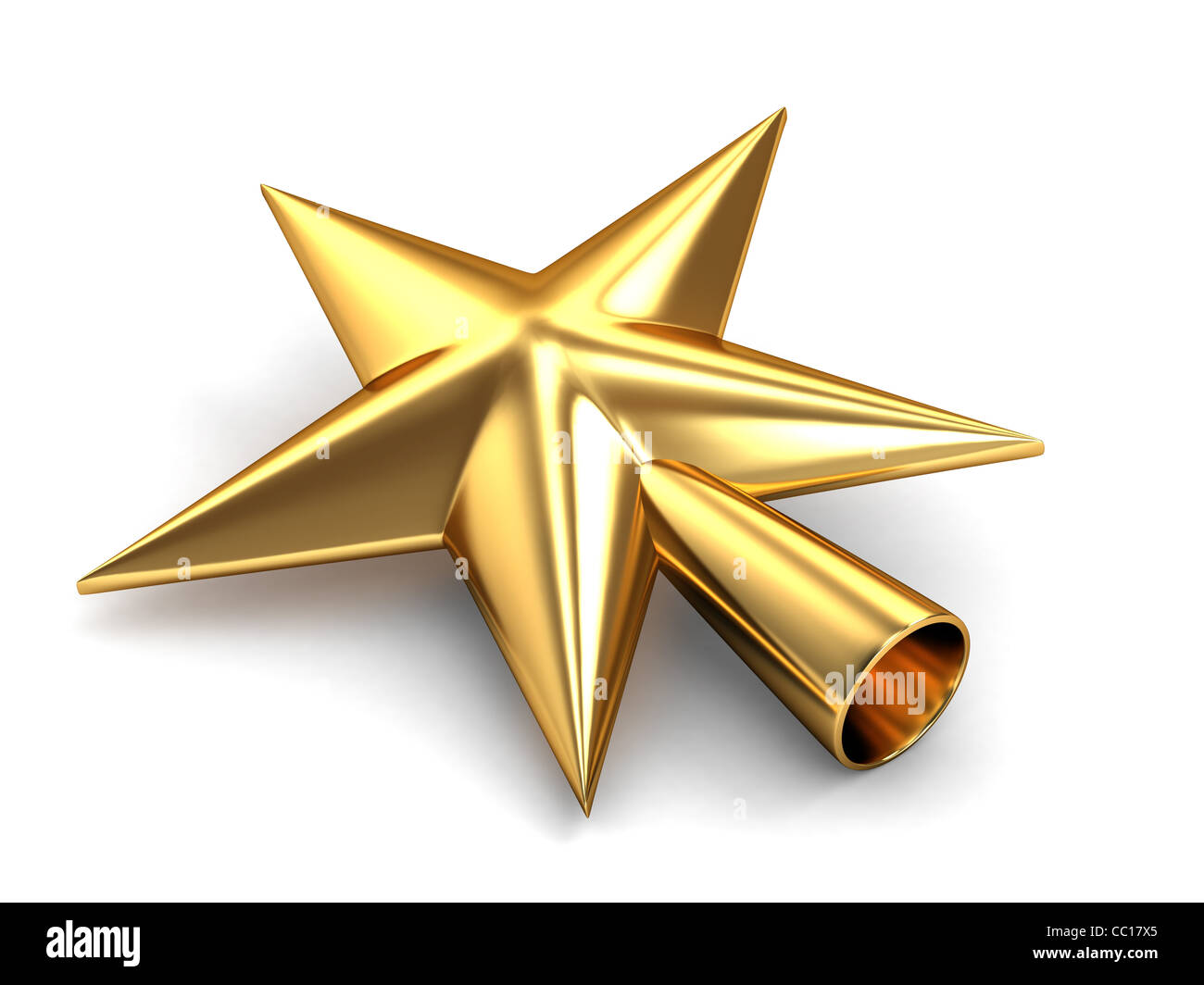 Star tree topper illustration Cut Out Stock Images & Pictures - Alamy