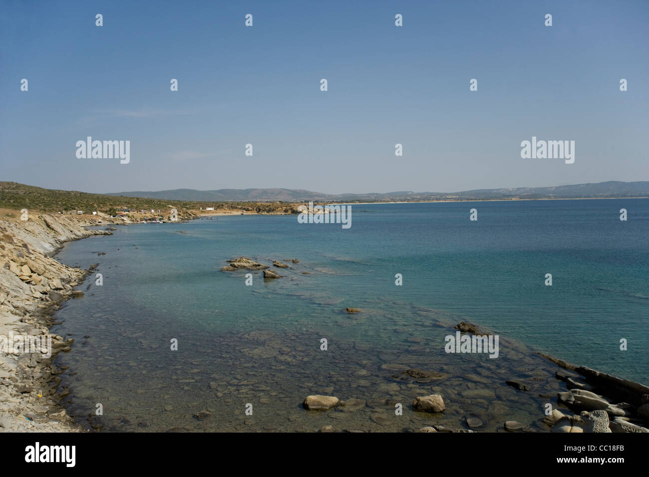 Suvla Bay, Gallipoli scene of fighting in 1915 in the First World War ...