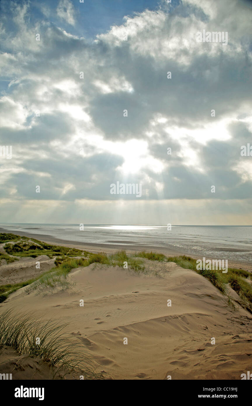 Sand dunes on the Lancashire coast Stock Photo - Alamy