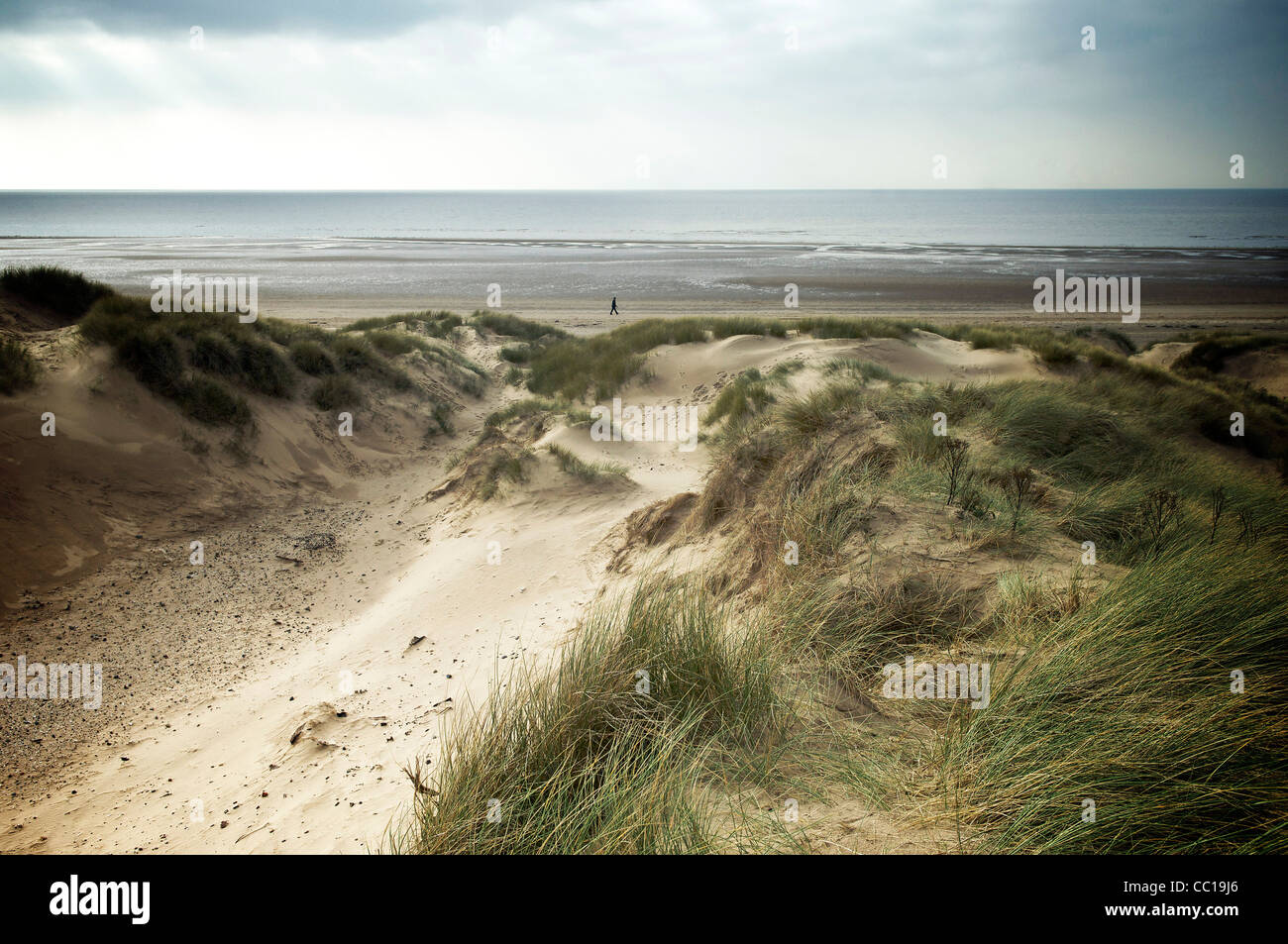 Lancashire Coast Sand Dunes High Resolution Stock Photography and ...