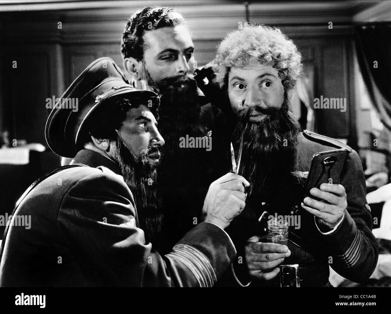 CHICO MARX, ALLAN JONES, HARPO MARX, A DAY AT THE RACES, 1937 Stock ...