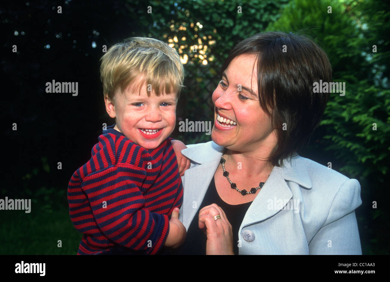 Mother, a GP, with her 20 month old son who has a rare genetic brain ...