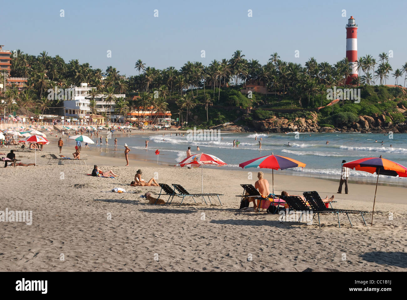 Trivandrum beach kerala hi-res stock photography and images - Alamy
