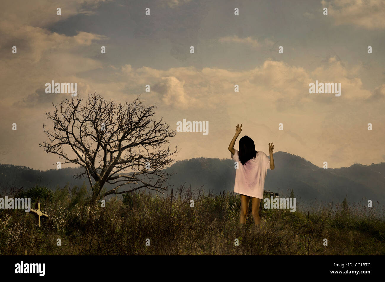 Ghost cemetery hi-res stock photography and images - Alamy