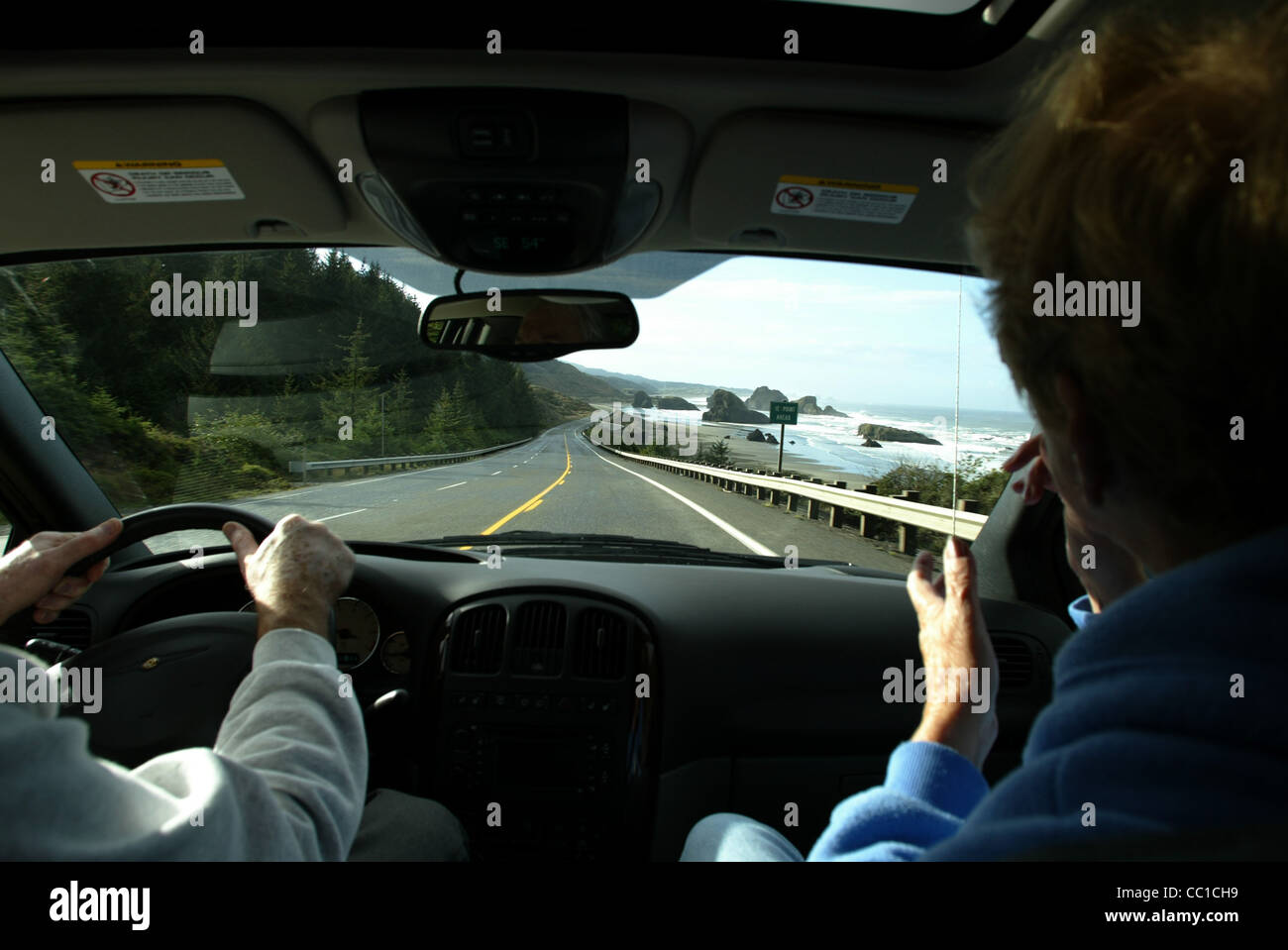 Oregon coast highway driving hi-res stock photography and images - Alamy