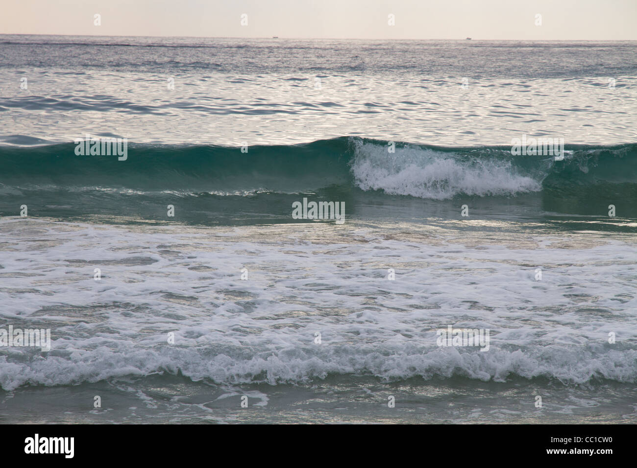 Sea water wave shoreline Stock Photo - Alamy