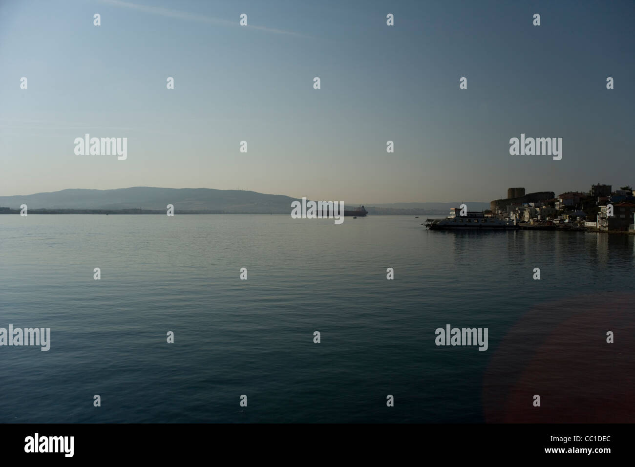 Kilid Bahr Fort from the Eceabat formerly Maidos to Canakkale ferry ...