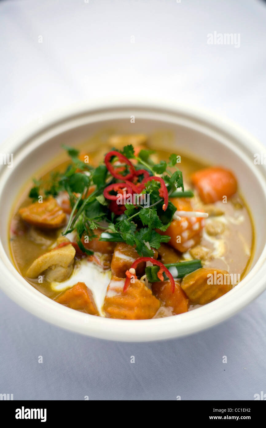 A dish of Ga Cary - a chicken curry at La Residence Hotel, Hue, Vietnam ...