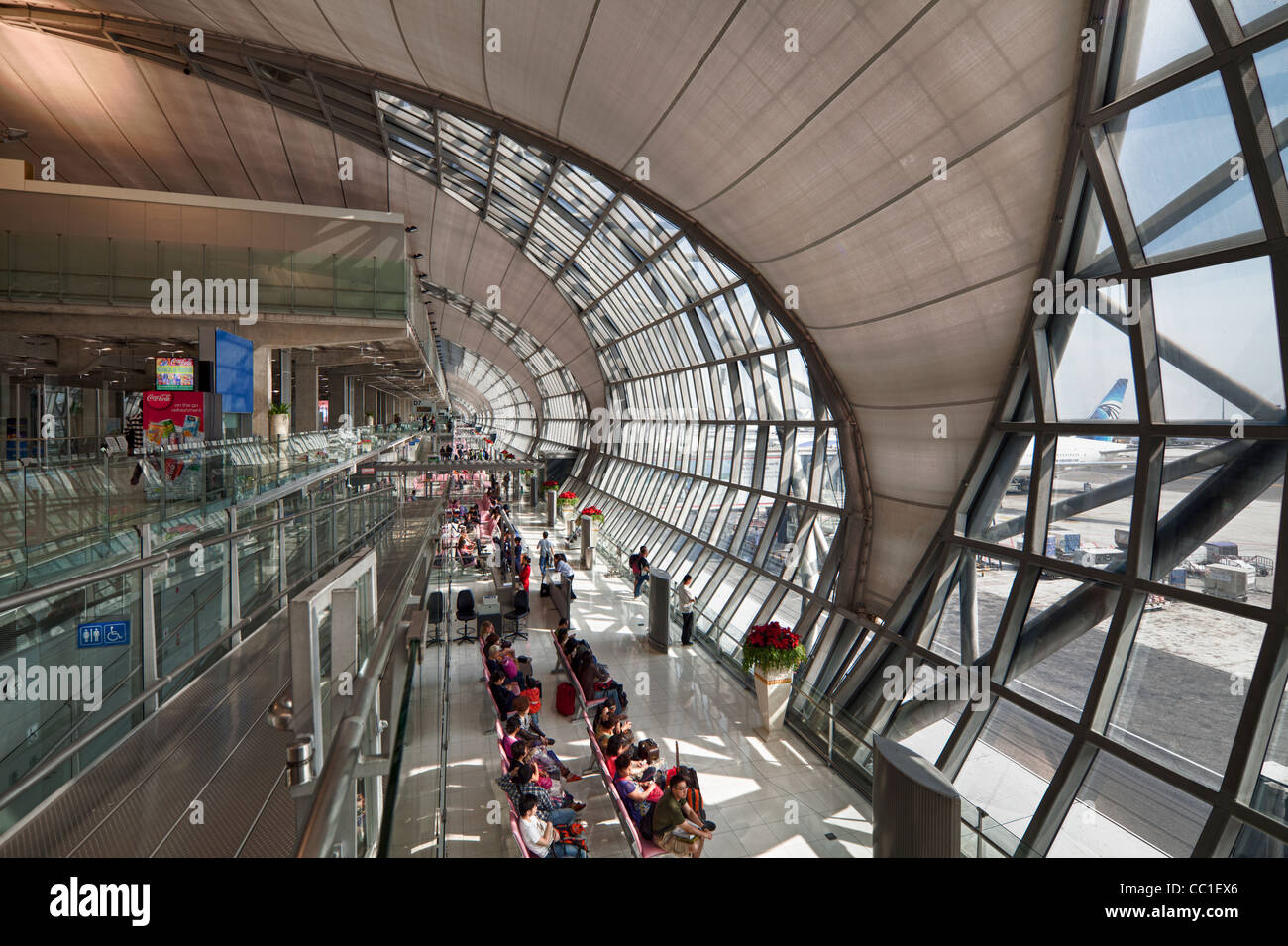 main passenger terminal, Suvarnabhumi, Bangkok International, Airport ...