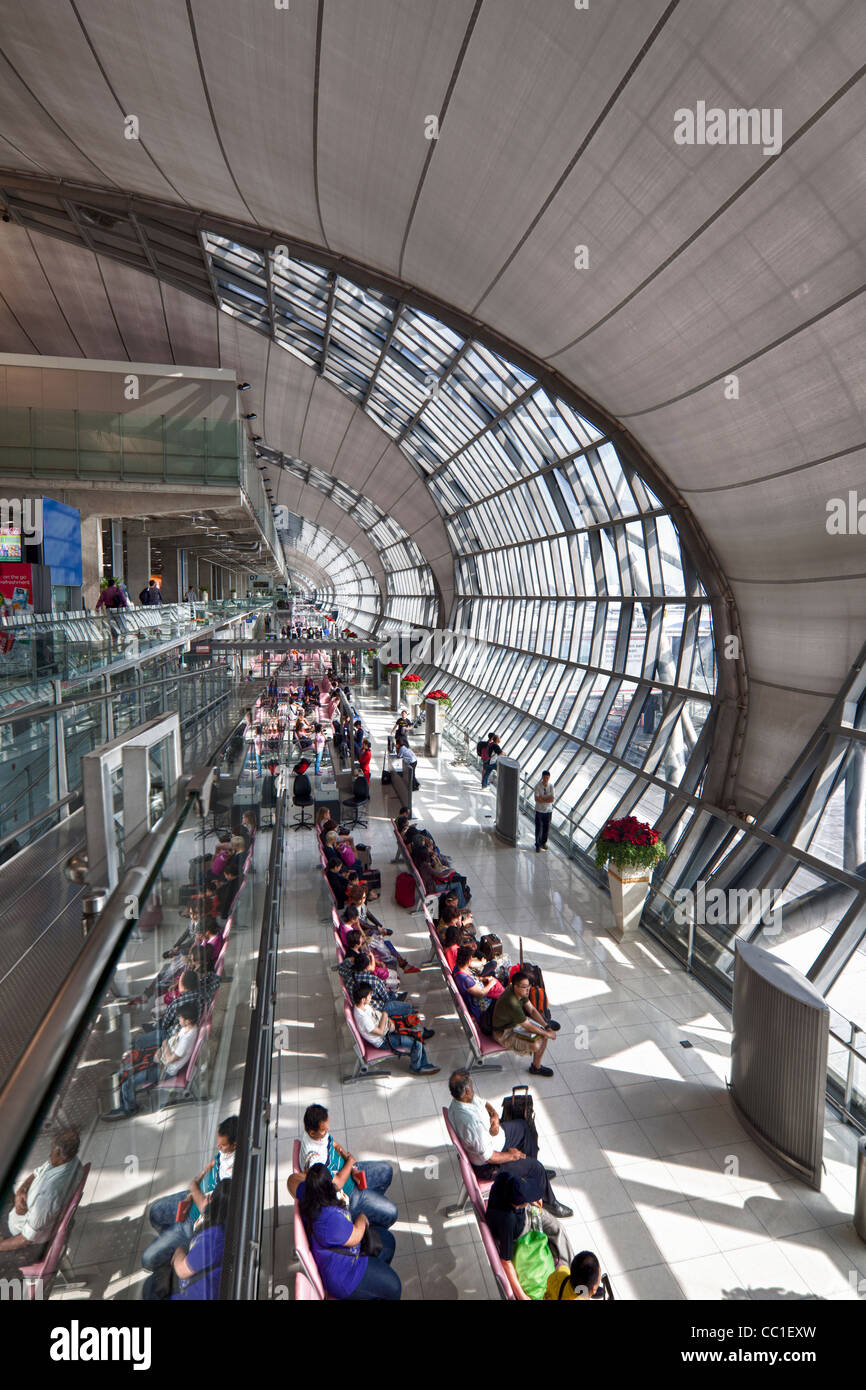 main passenger terminal, Suvarnabhumi, Bangkok International, Airport ...