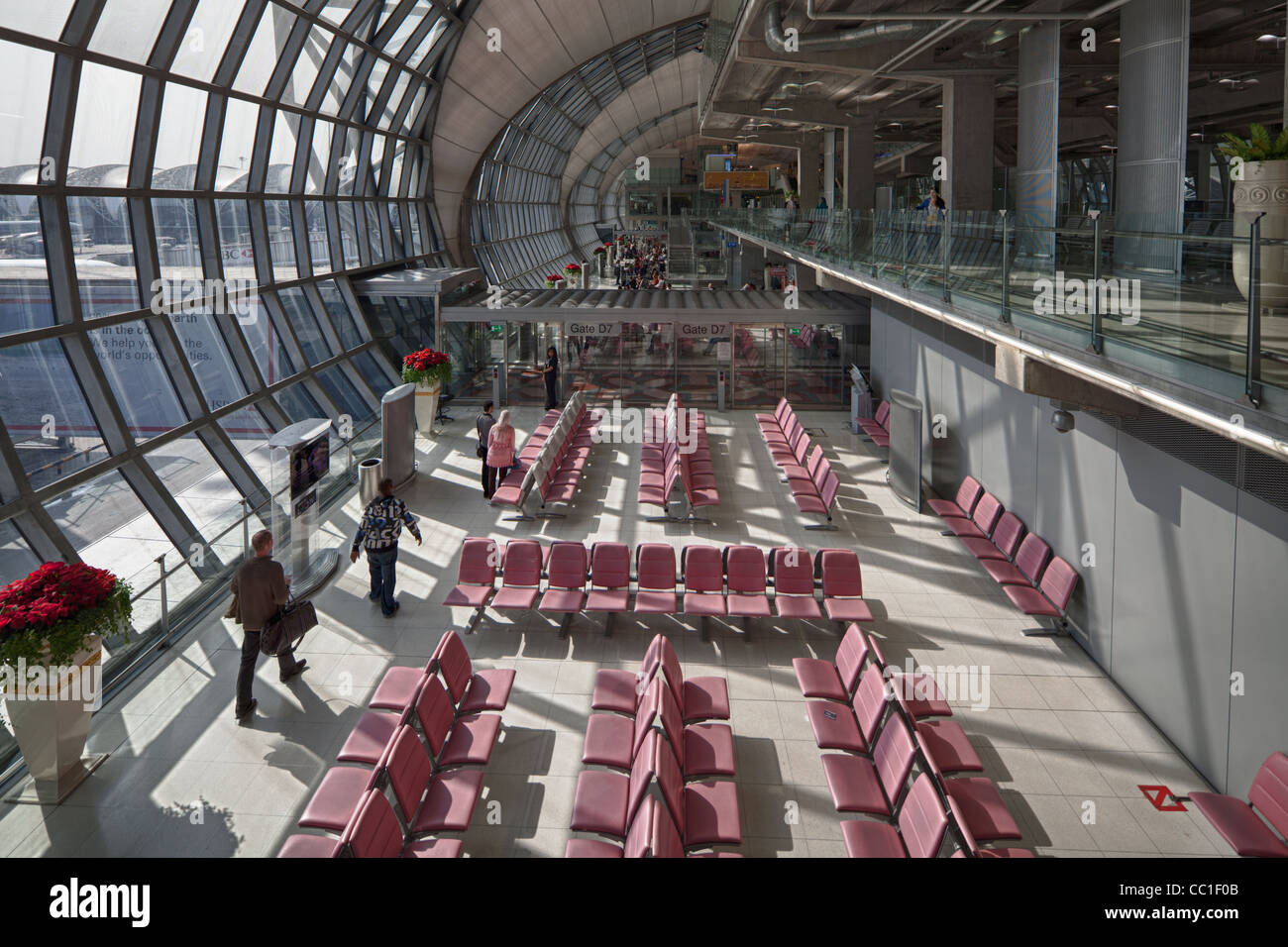 main passenger terminal, Suvarnabhumi, Bangkok International, Airport ...