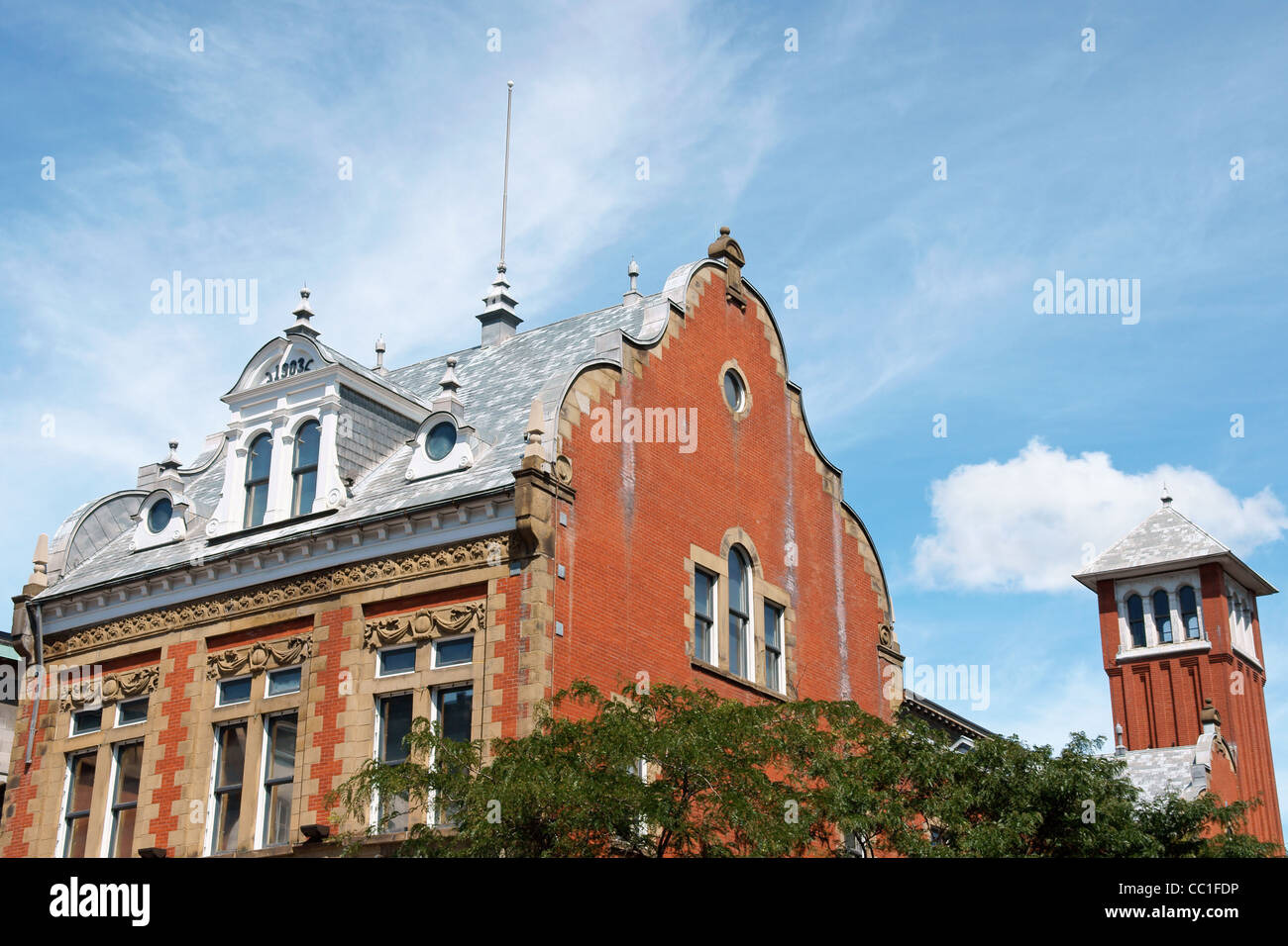Old Fire Station No. 1 in old Montreal. This building, was built in ...
