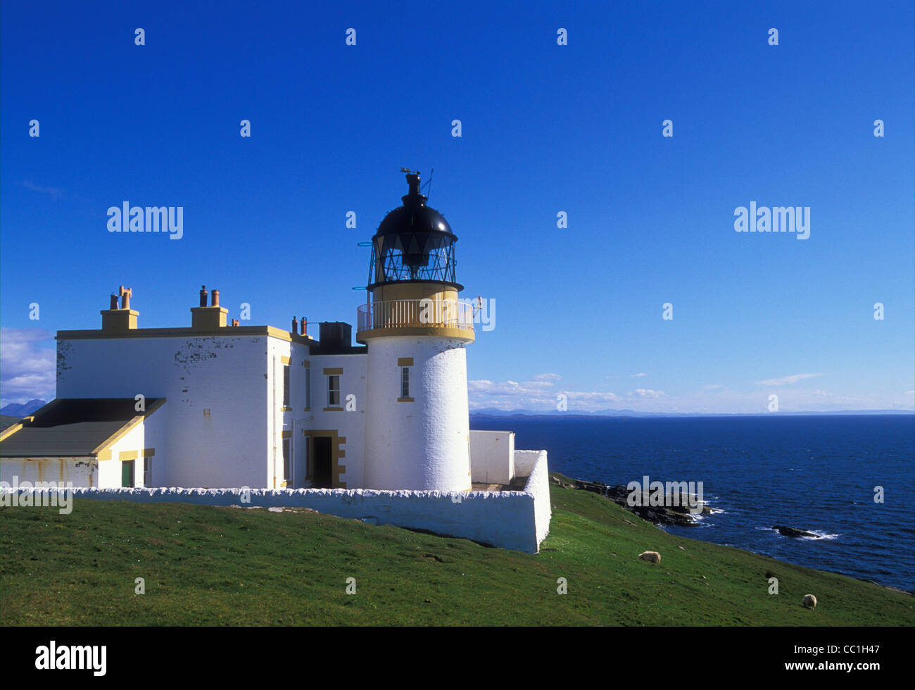 Stoer Head lighthouse Sutherland Scotland Stock Photo - Alamy