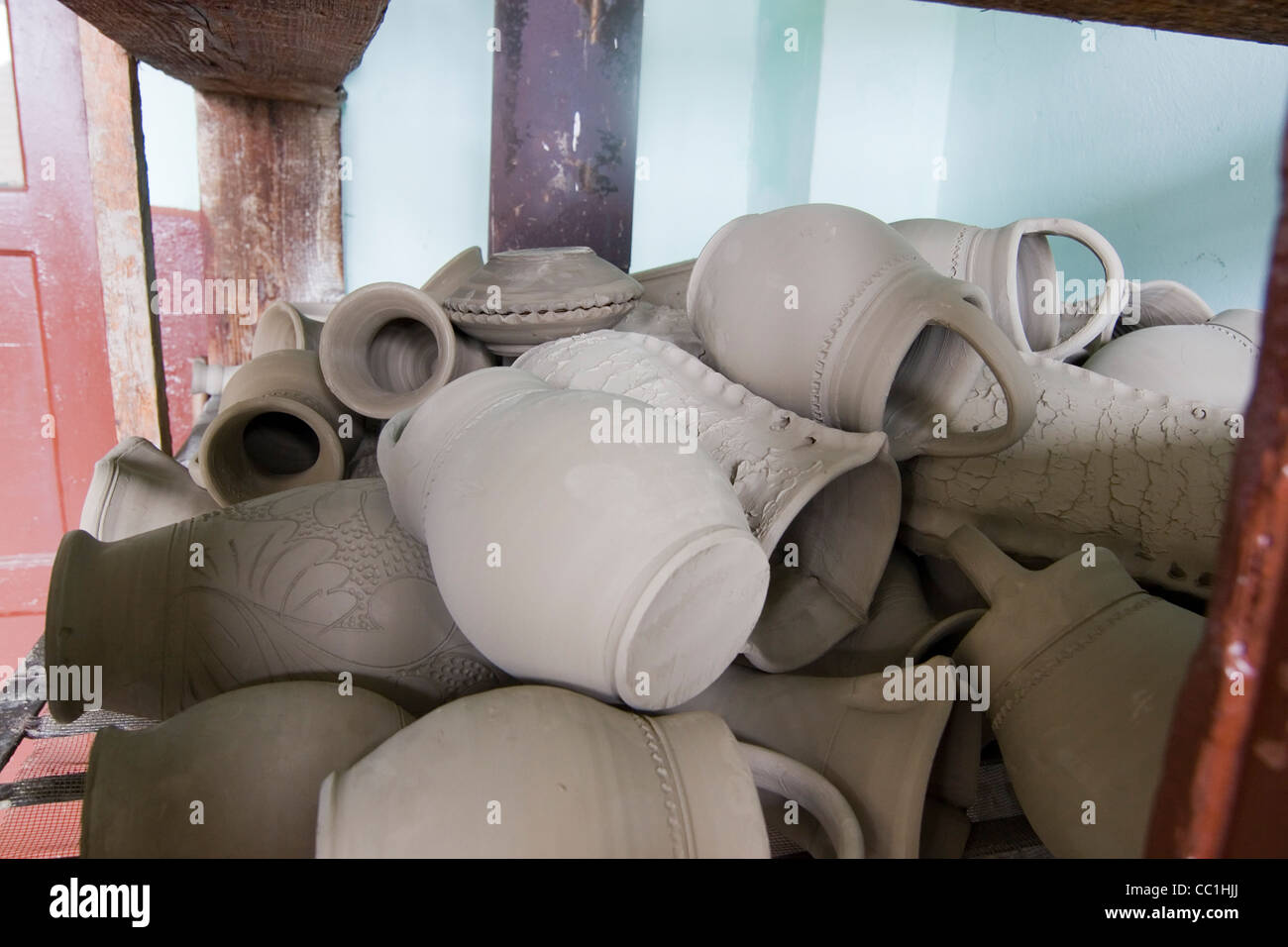Black Ceramics, Marginea, Southern Bucovina, Romania Stock Photo - Alamy
