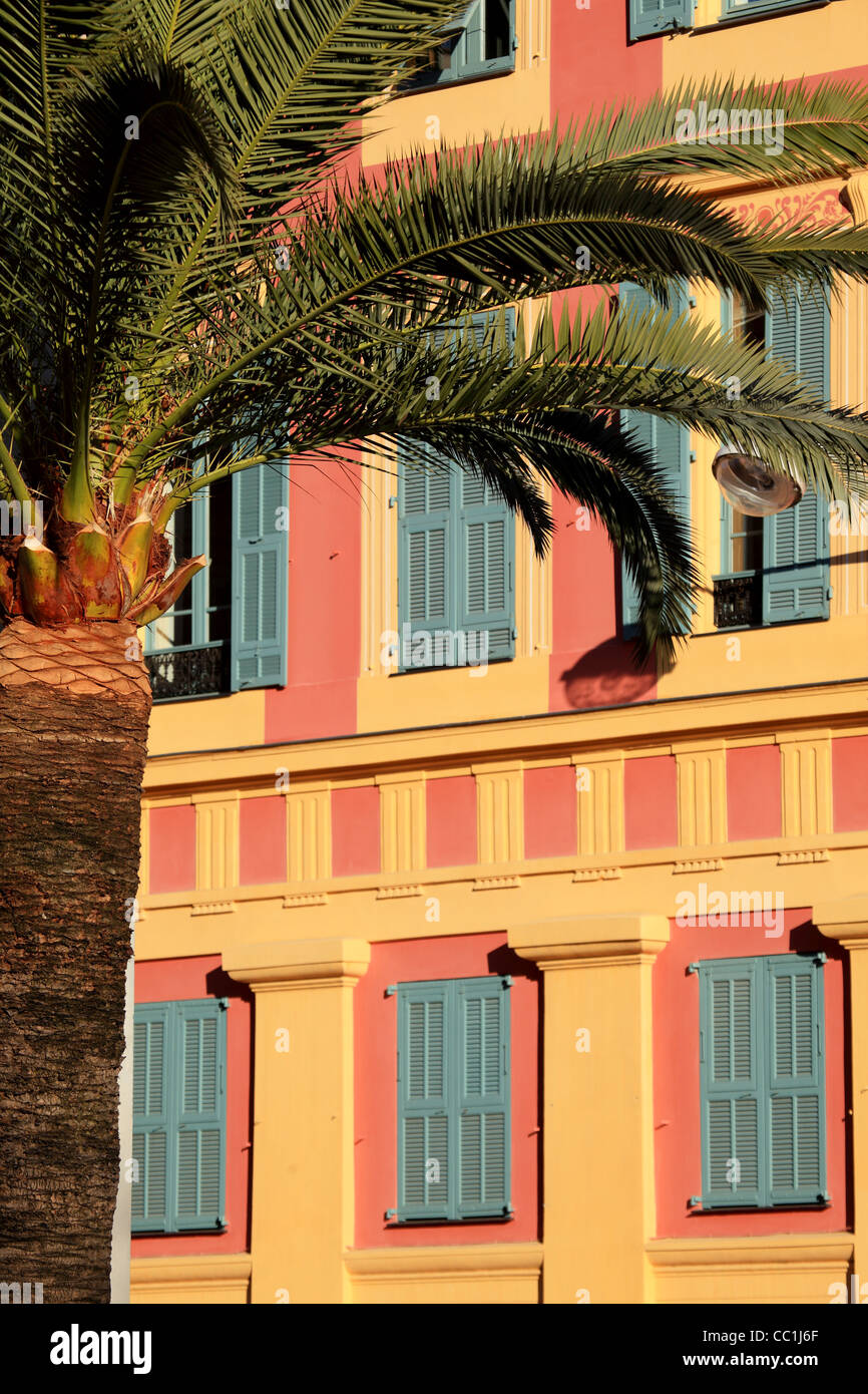 Picturesque architecture of Nice city, France Stock Photo - Alamy