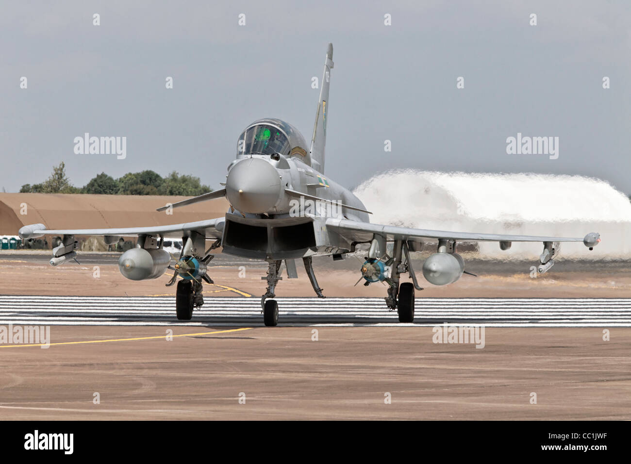 An RAF Bae Systems Typhoon fighter Stock Photo - Alamy