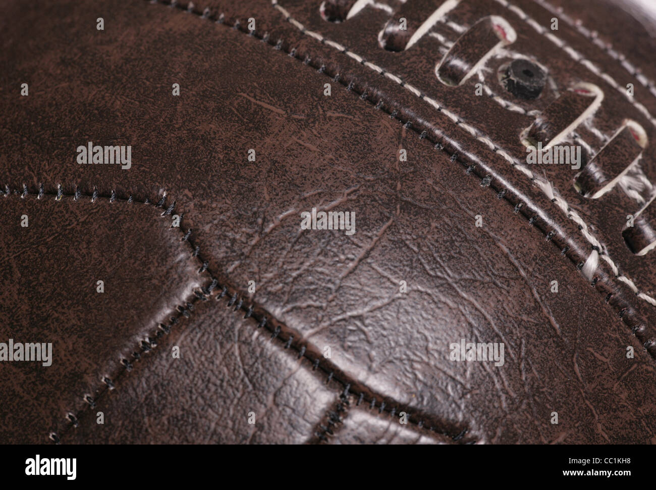 Leather vintage football background texture Stock Photo - Alamy