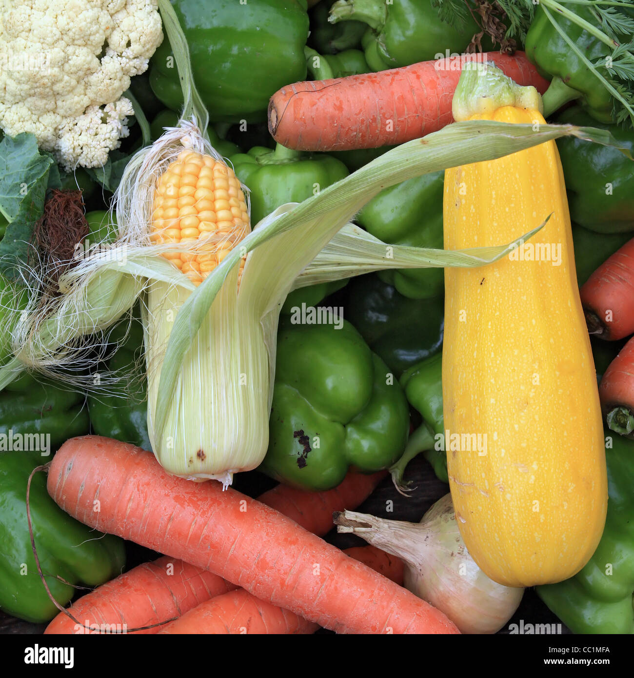 vegetables on rural market Stock Photo - Alamy