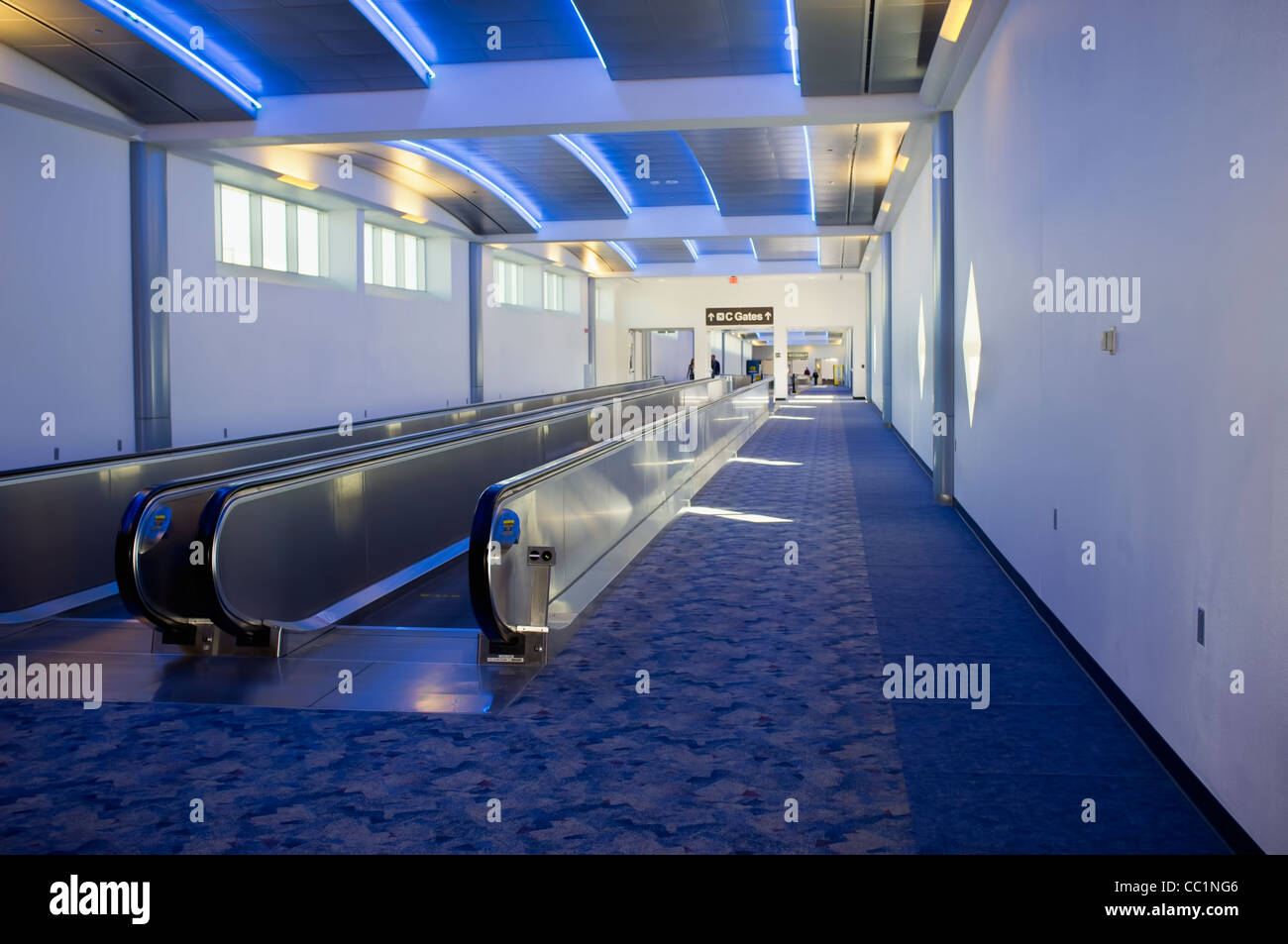 Airport Walkway Moving Travelator High Resolution Stock Photography and ...