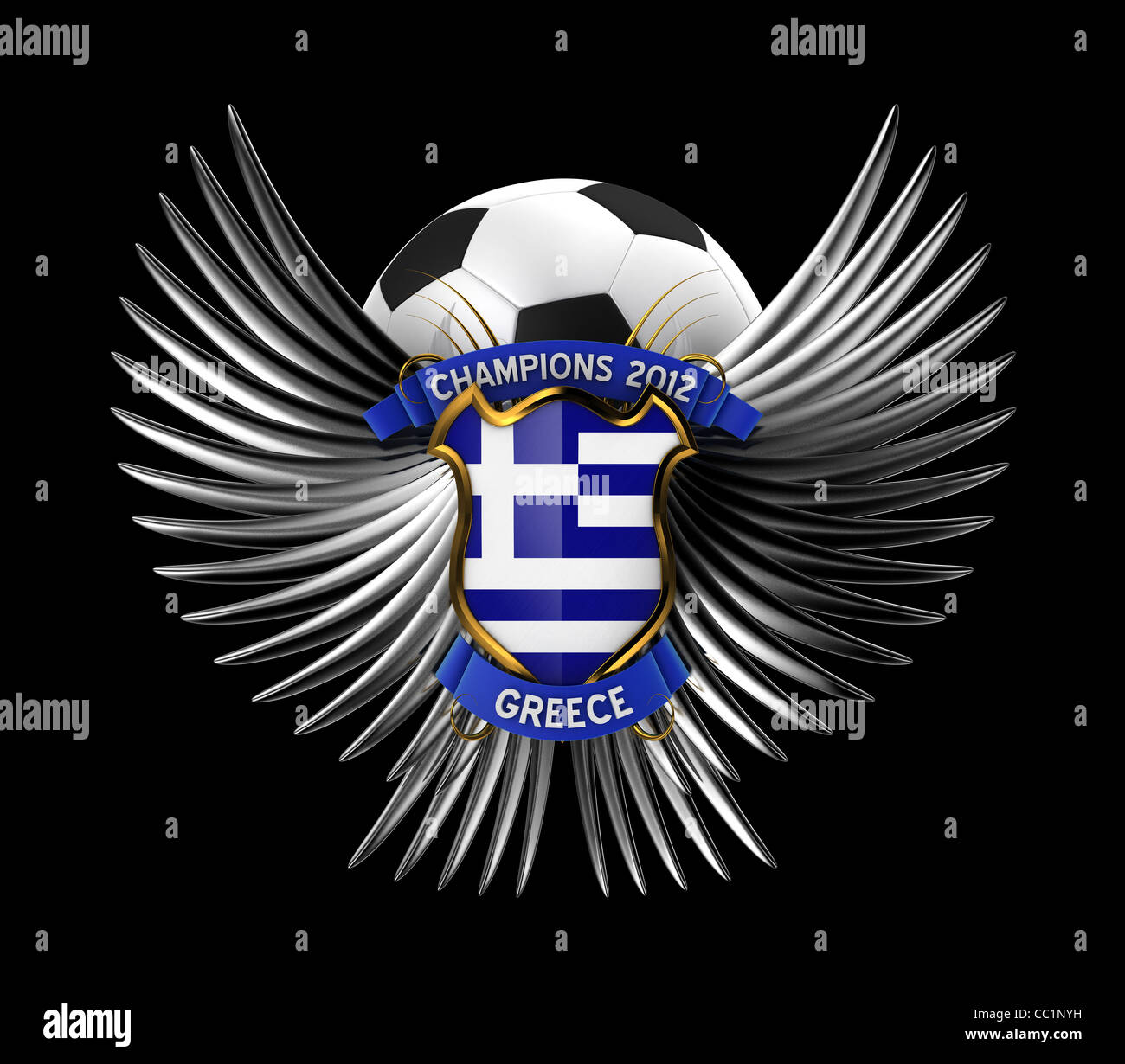 Greece Soccer Ball Stock Photo - Alamy